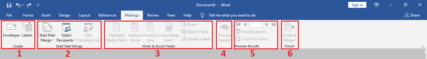 Fungsi Menu Bar pada Microsoft Word 2016