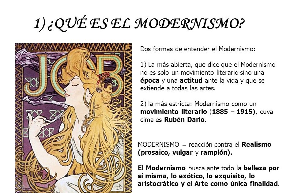 El Modernismo