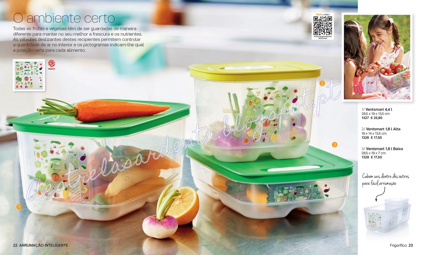 A estrela sardenta: Tupperware VentSmart