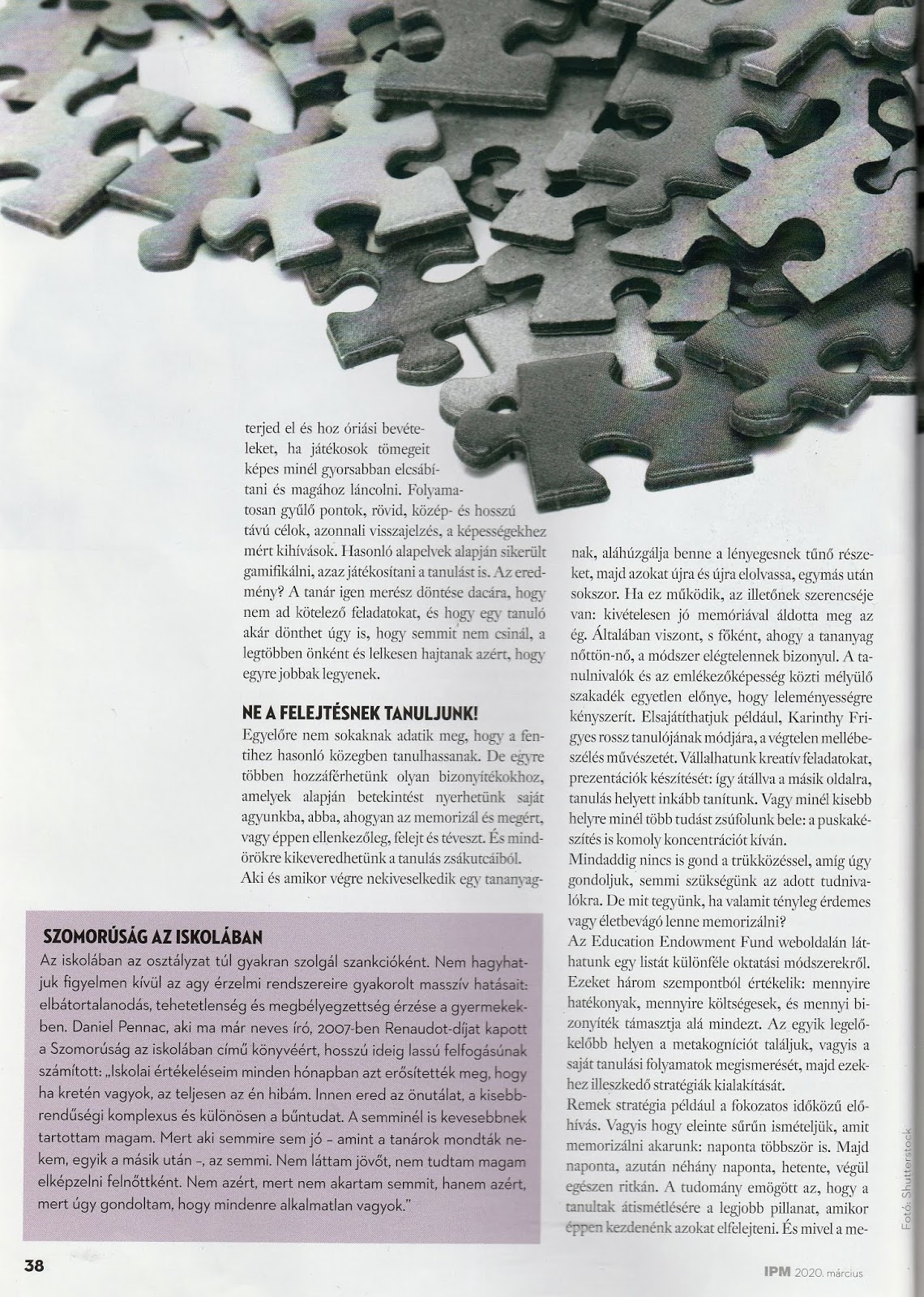 Tények Erődje: A tanulás tanulása - ( IPM magazin )