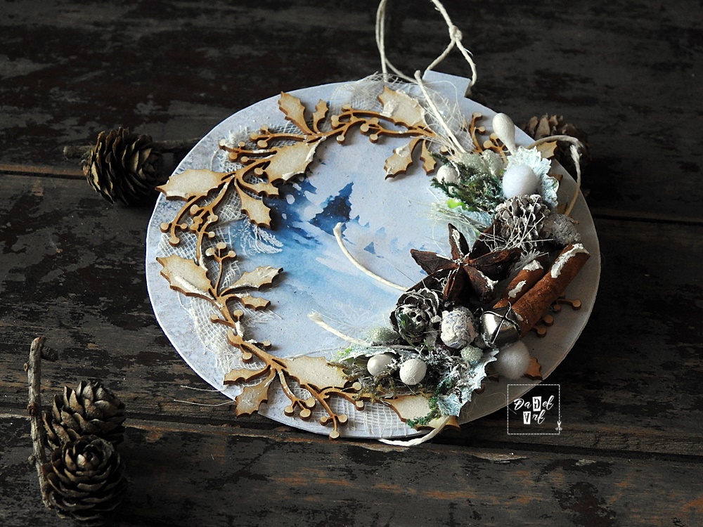 DAGET-ART: Kartka bombka