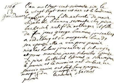 Livet Beckrich et alliés - de la généalogie à l'écriture.: Jeanne est ...