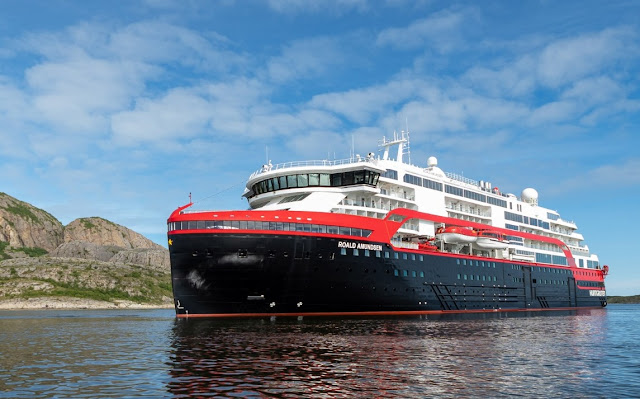 MS Roald Amundsen is First Ever Cruise Ship to Sail on Battery Power