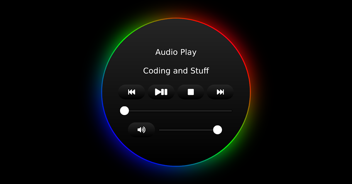 Custom Audio Player in HTML