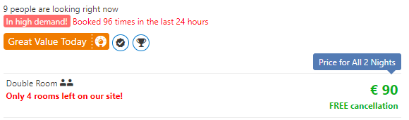 "One room left". Πόσο αληθείς είναι οι ειδοποιήσεις της Booking;