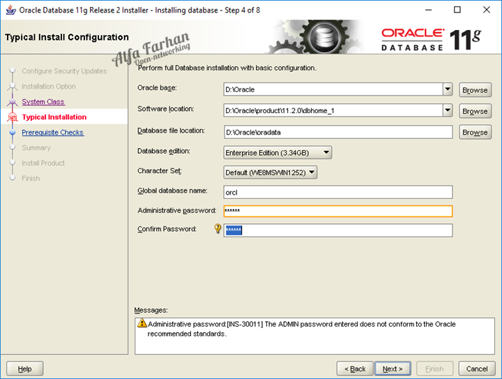 Install Oracle Database 11g di Windows 10 ~ Open Networking Install Oracle Database 11g di Windows 10 ~ Open Networking
