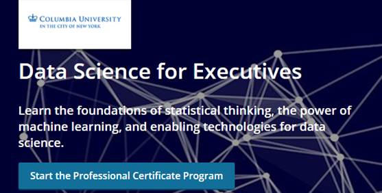 edX launches Columbia University’s “Data Science for Executives” course ...