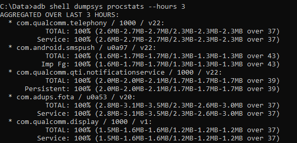 Mobile Application Testing: All about adb shell dumpsys
