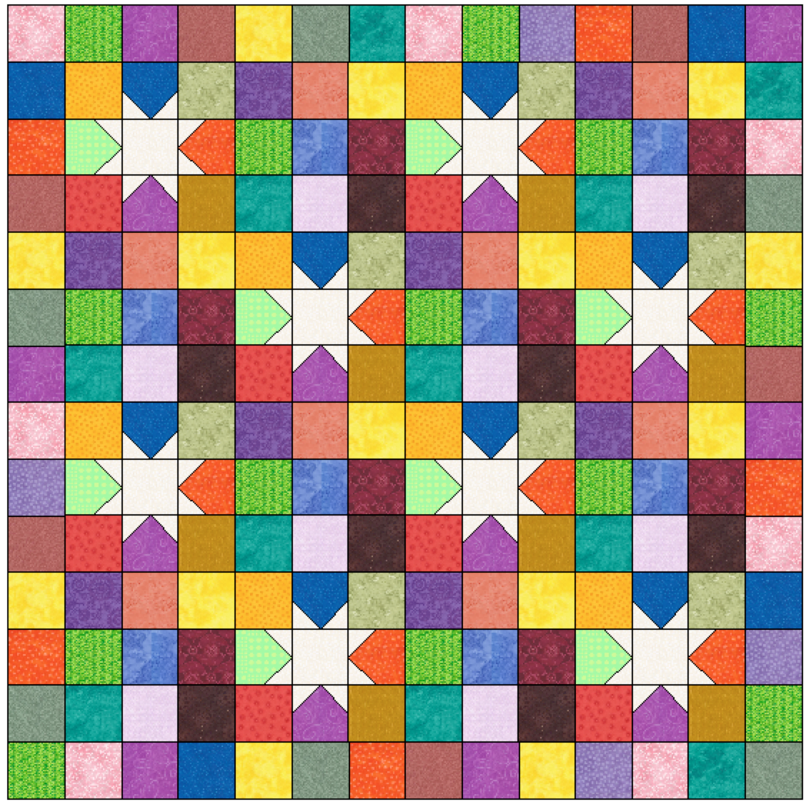 Confessions of a Fabric Addict: Stunning Stars Quilt #2 - "Exploding ...