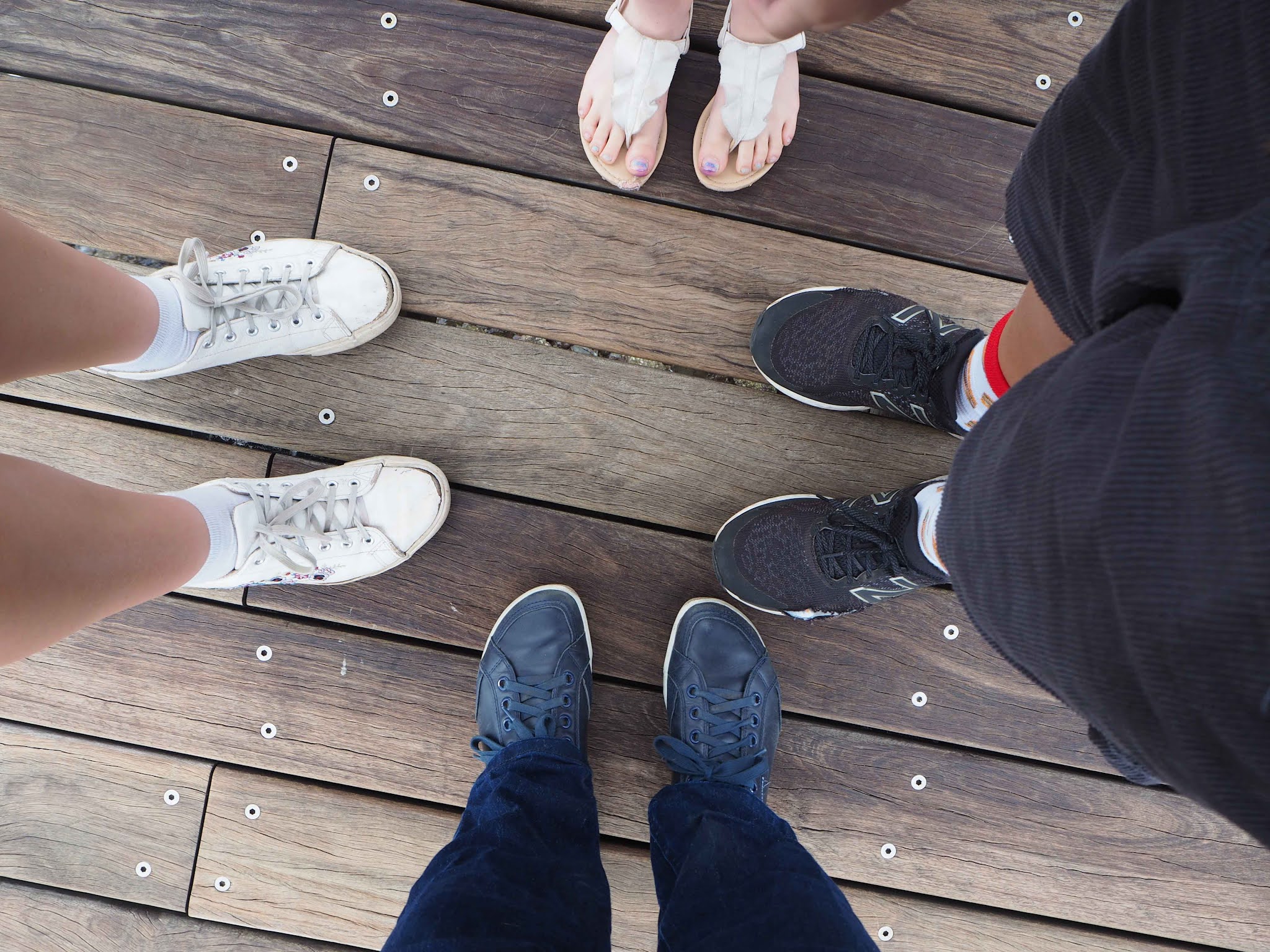 Friends Shoes In A Circle