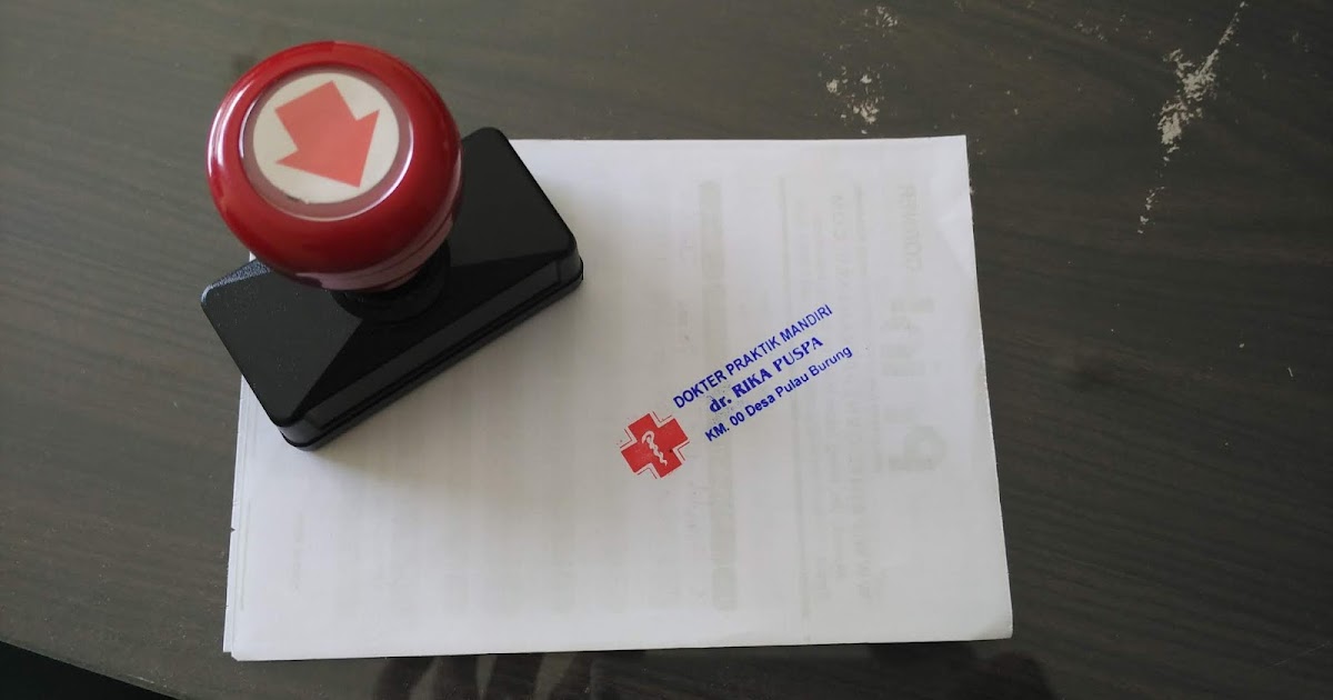 Stempel Dokter ~ Print Corner