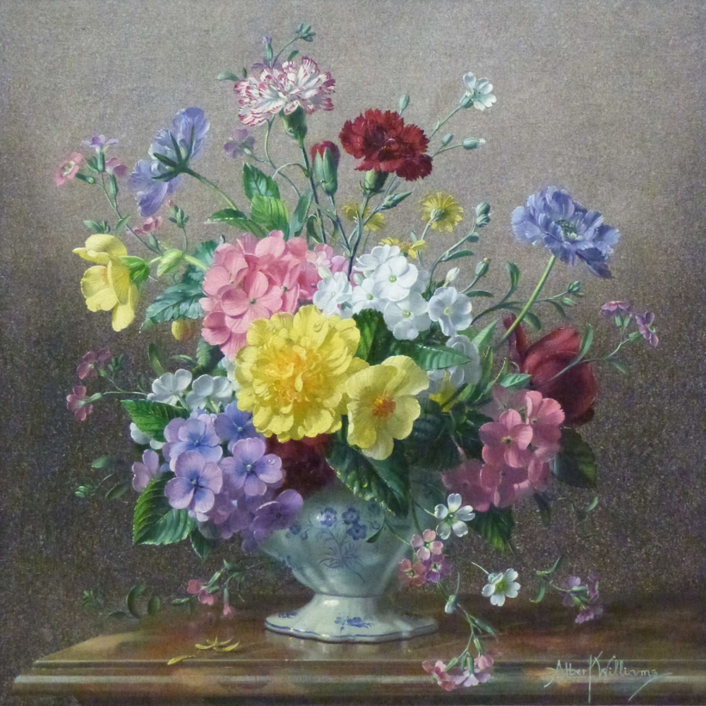 Albert Williams (1922-2010) Floral still-life painter | Tutt'Art@ Masters