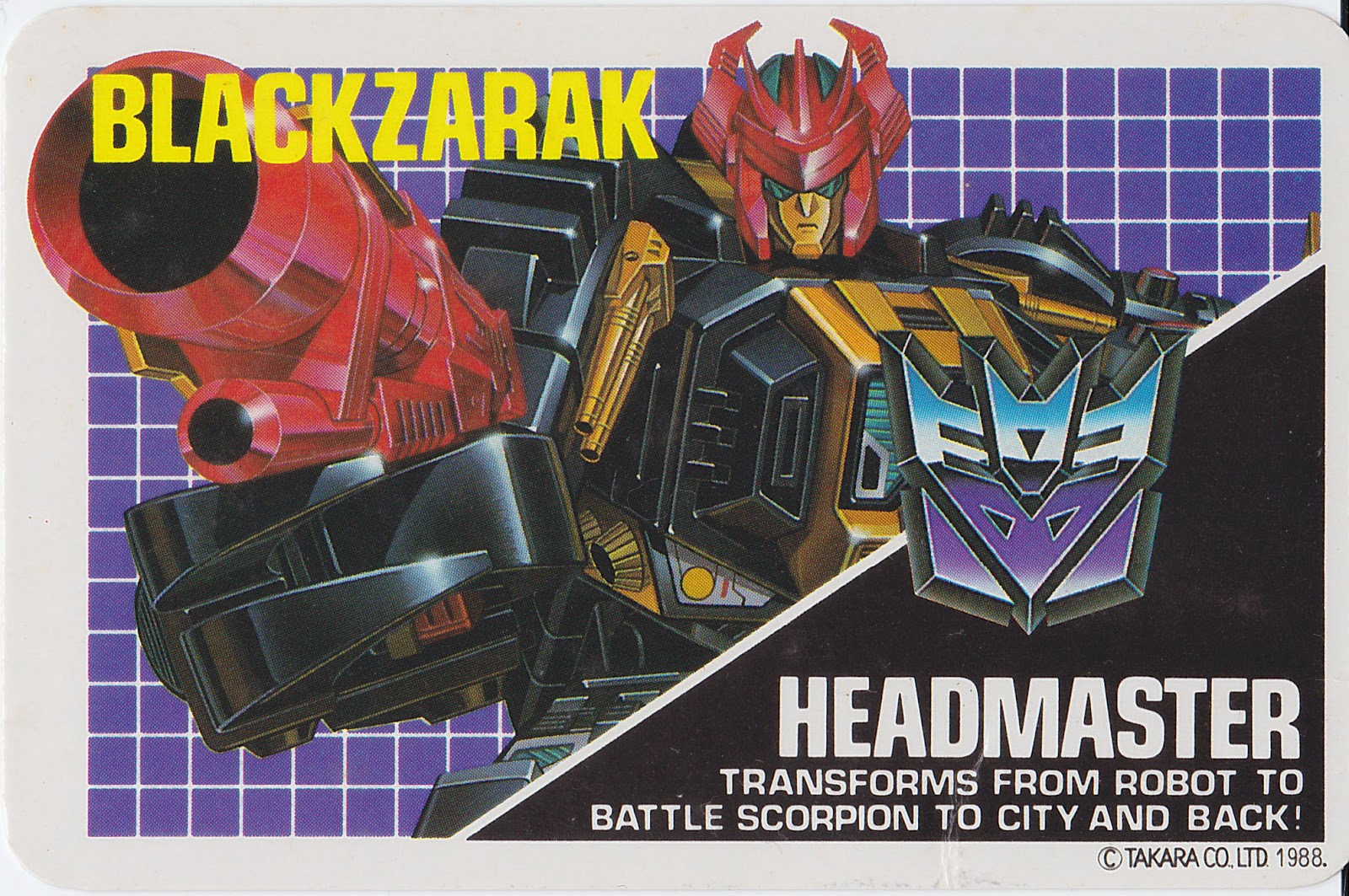 Transformers Bio Card Database: G1 Super-God Masterforce