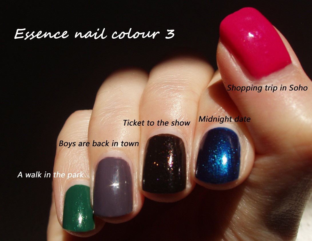 Converted to Nail Polish : Essence "Nail colour 3" polish duos