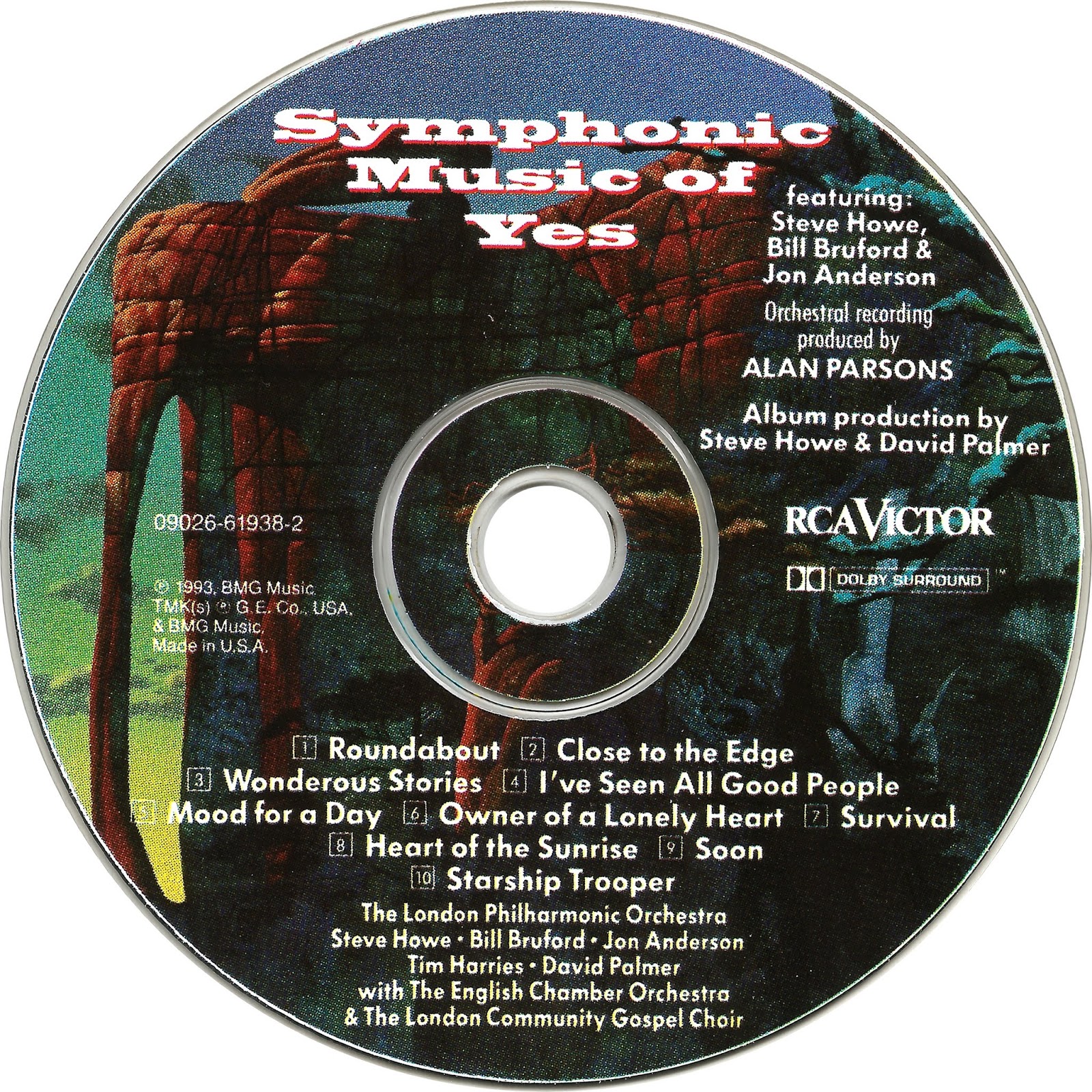1993 Symphonic Music of Yes - Yes - Rockronología