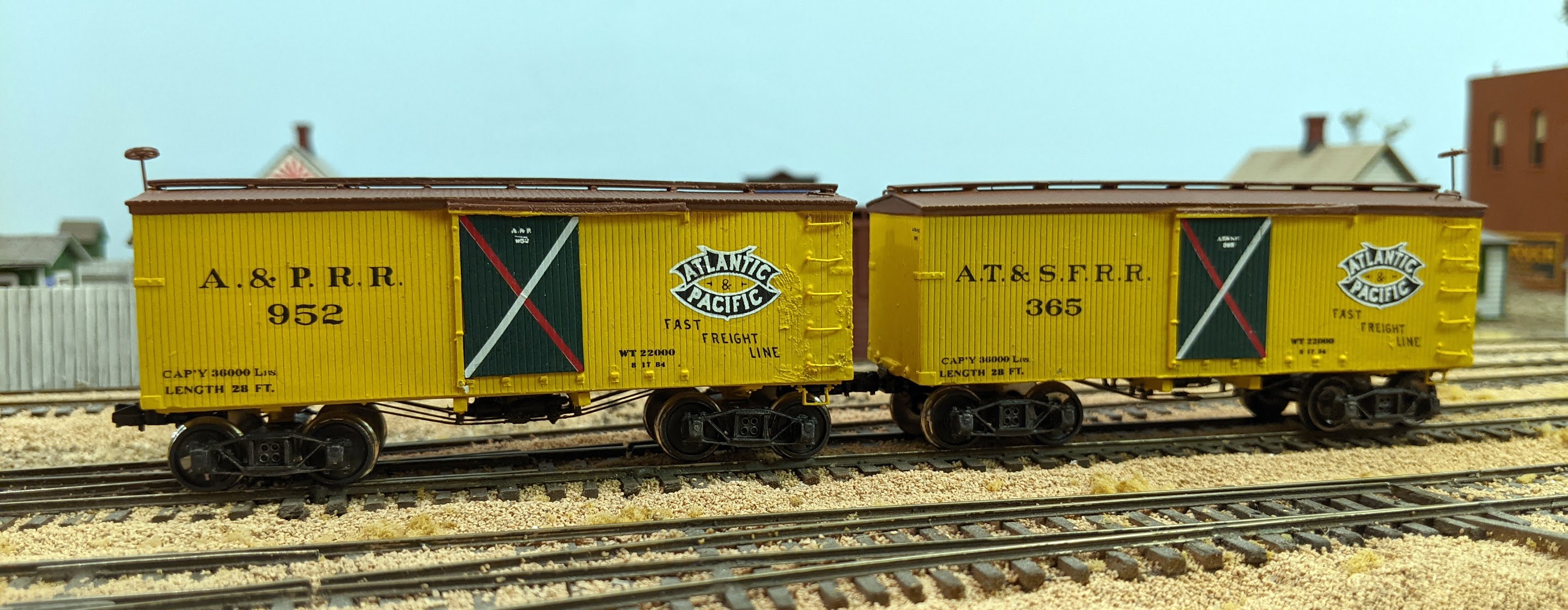 Stockton and Copperopolis Railroad: Atlantic & Pacific Fast Freight Lines