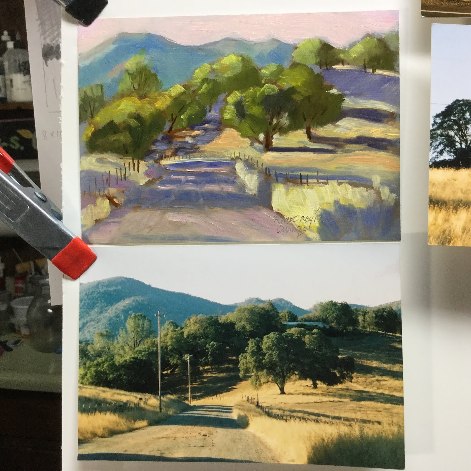 Rhett's Art Studio Blog: California Foothill Painting Series