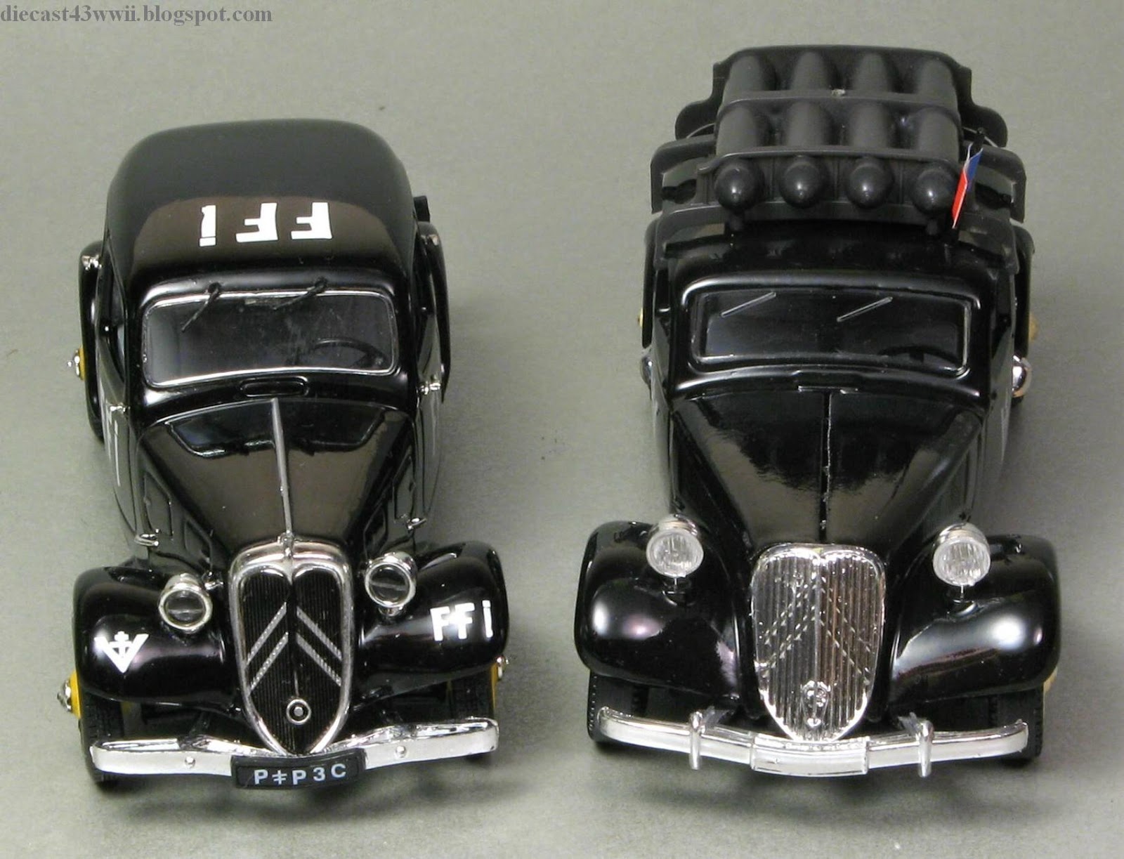 Military scale models: Citroën Traction. Solido