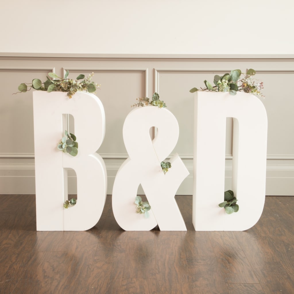 Wedding Letter Standee - Birthday Letter