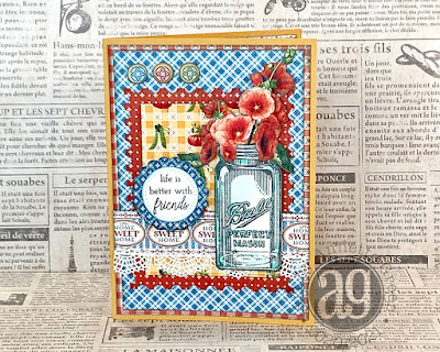 One Layout, Five Graphic 45 Cards