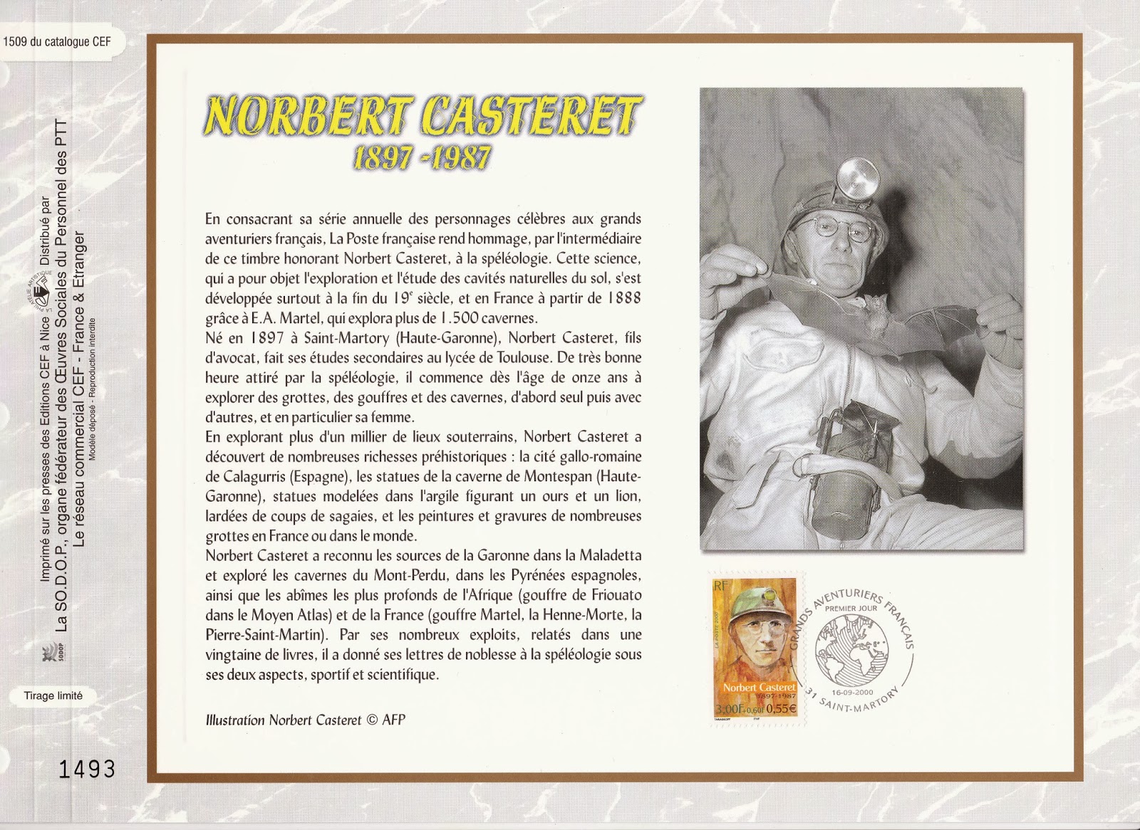 PASSION SPELEO: LES FEUILLETS CEF