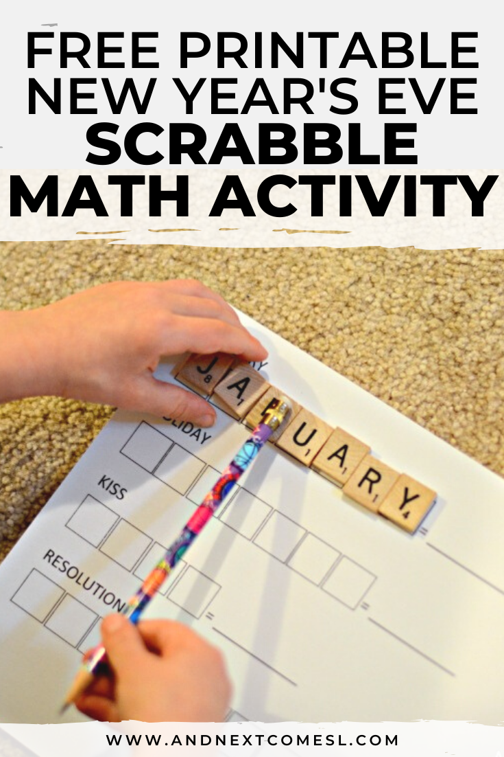 New Year's Scrabble Math {Free Printable} | And Next Comes L ...