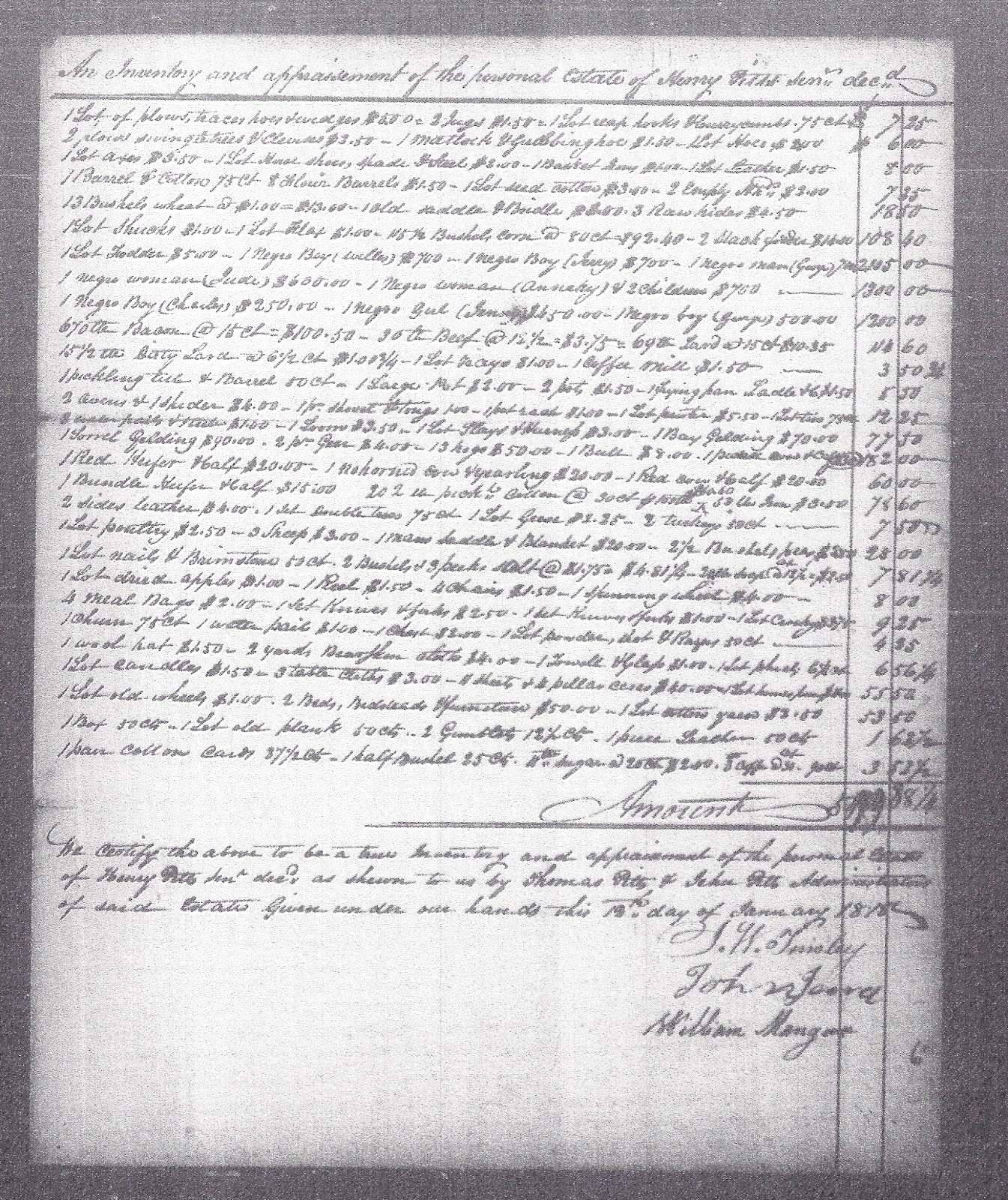 Rich Man - Henry Pitts, Sr. about 1729 - about 1817