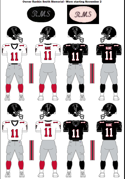 The Gridiron Uniform Database: The Atlanta Falcons Uniform History