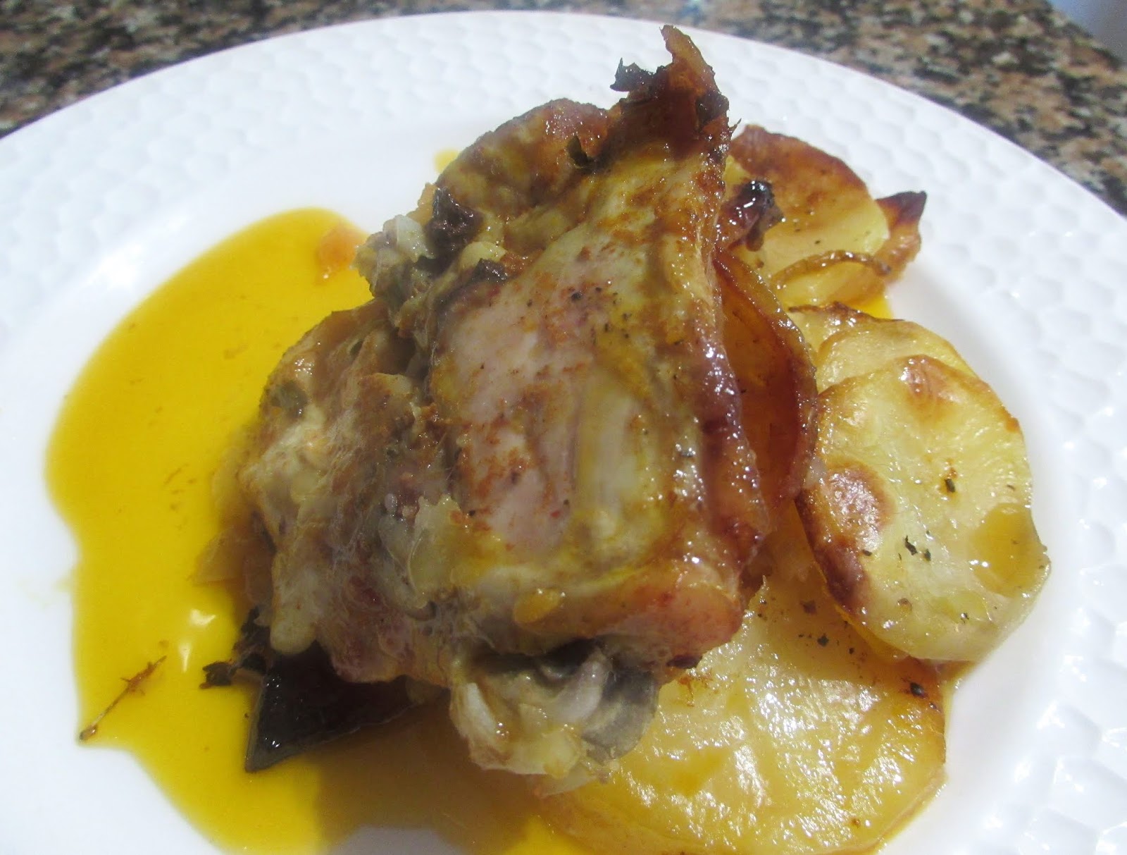 LA COCINA DE BARTOLO: CONTRA MUSLO DE POLLO ASADO CON CURRY ROJO