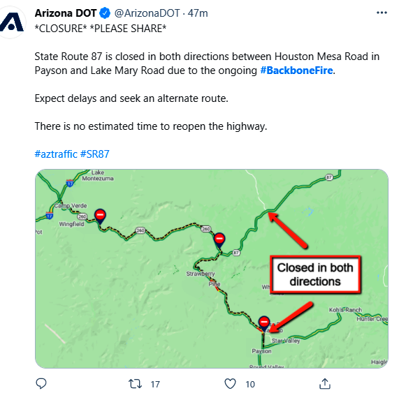 The Backbone Fire: Archived updates for The Backbone Fire