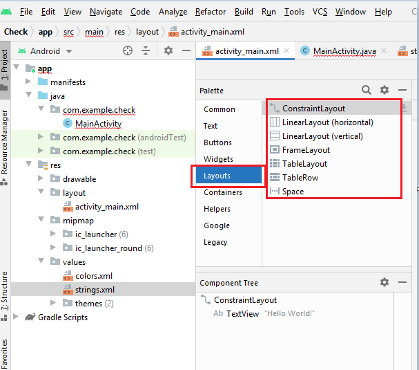 Linear Layout And Relative Layout In Android