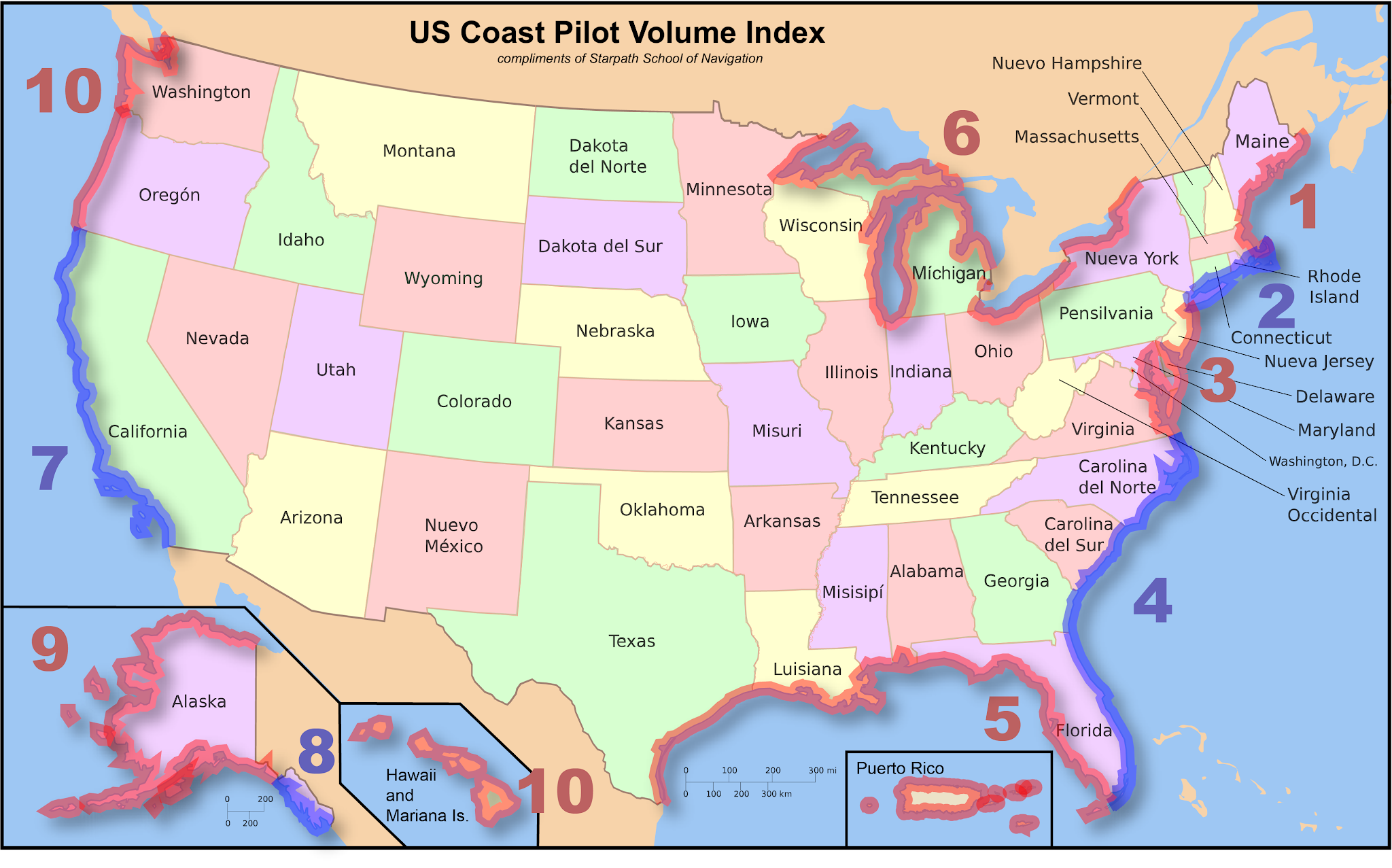 David Burch Navigation Blog: US Coast Pilot Interactive Index