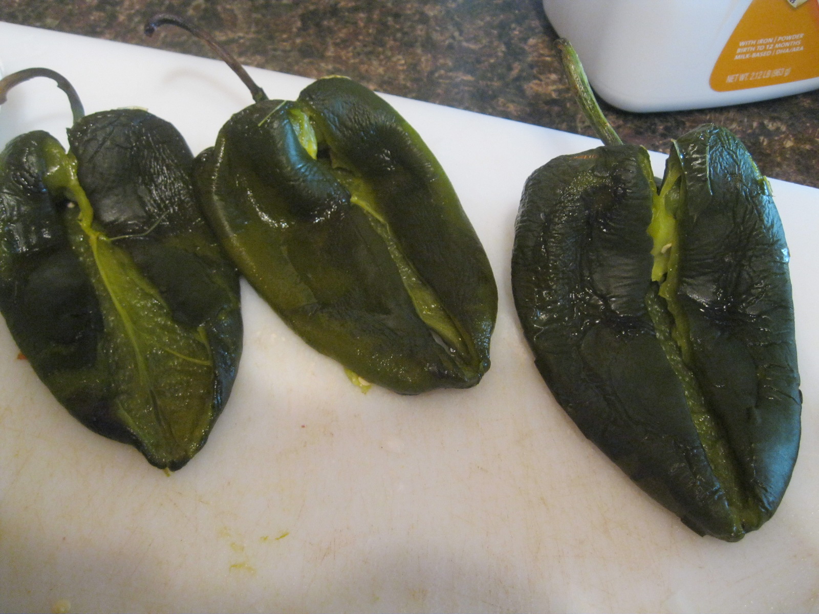 Cooking with Fire: Pollo con rajas poblanas / Chicken with poblano ...