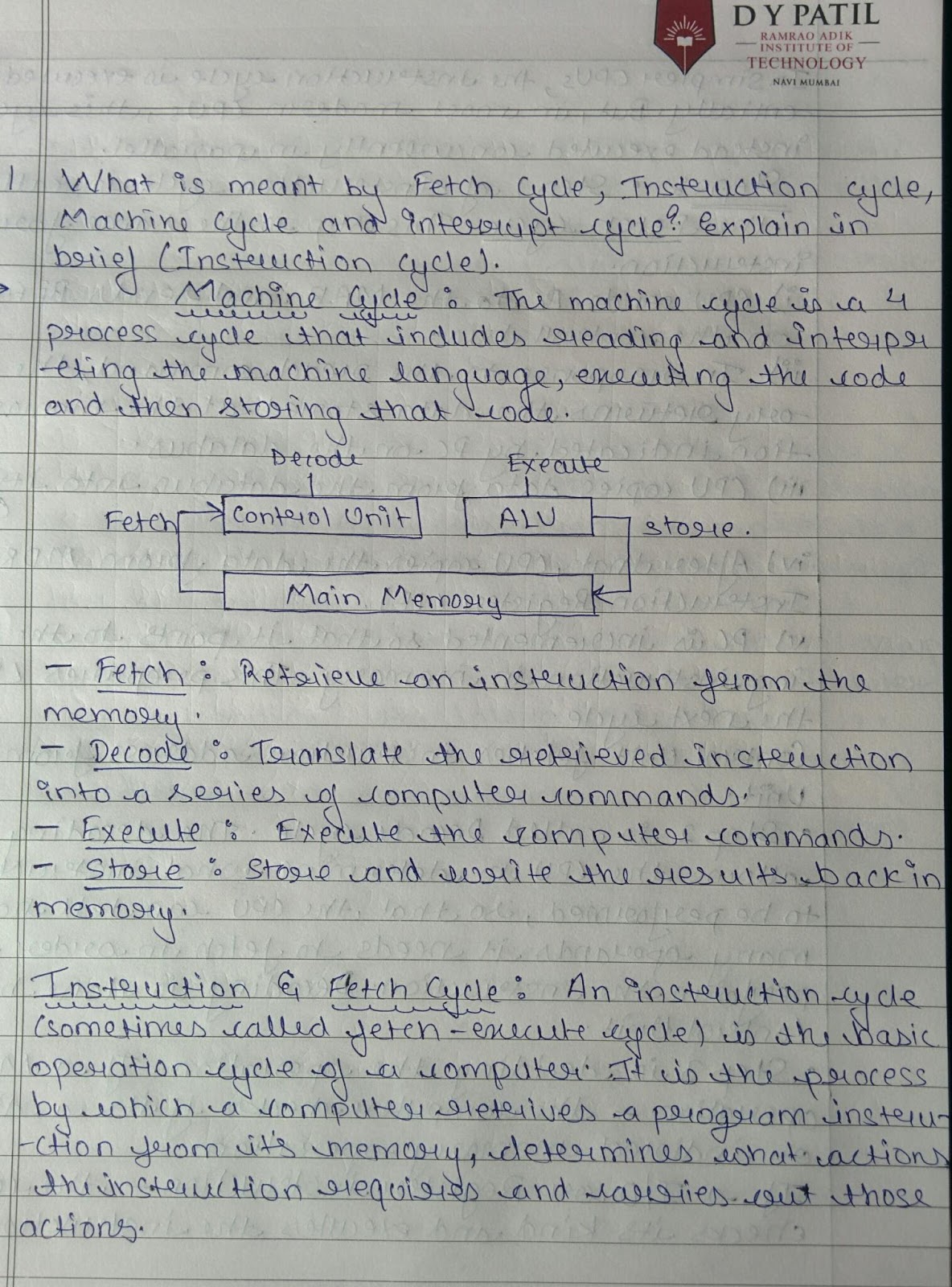 COA Assignment 3 (Solution) | RAIT IT (Unofficial)