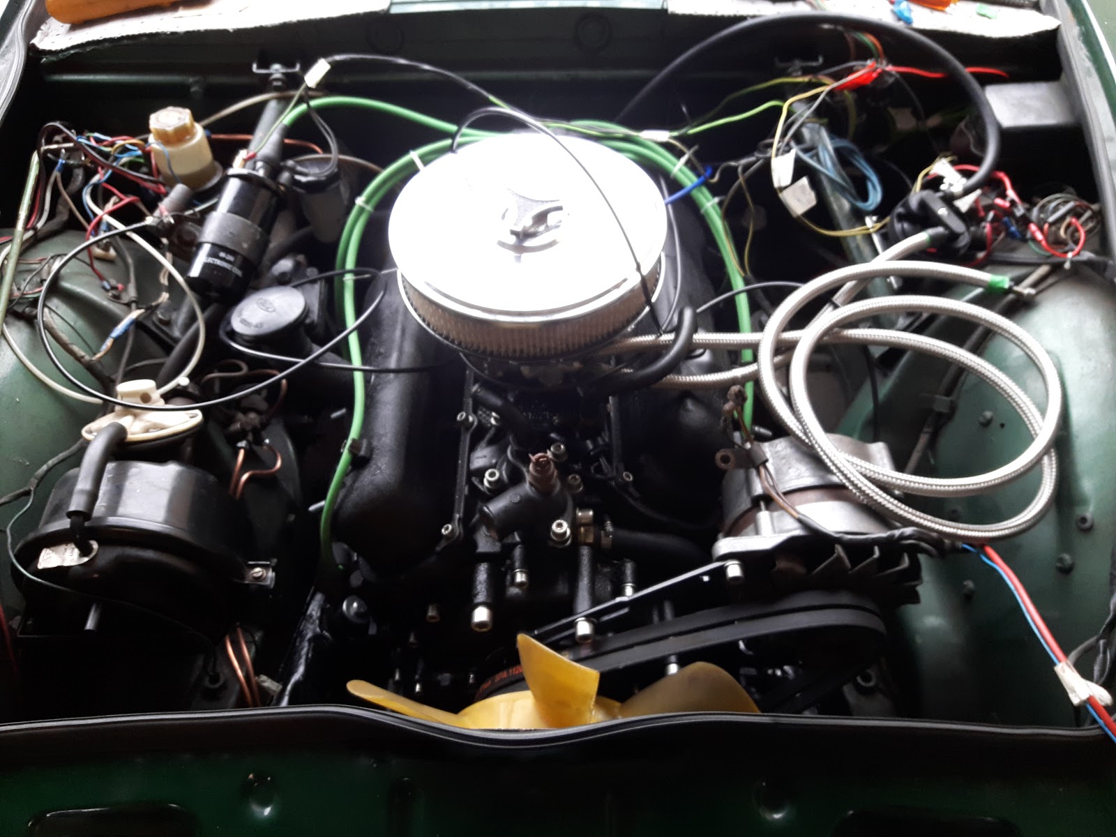 Sunbeam Alpine Series 3 conversion to V6 2.8: positive to negative ...