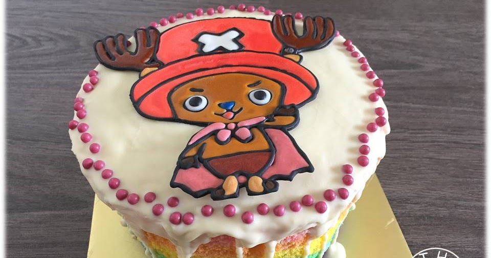 cathy's joy: 'One Piece' Chopper Rainbow Cake