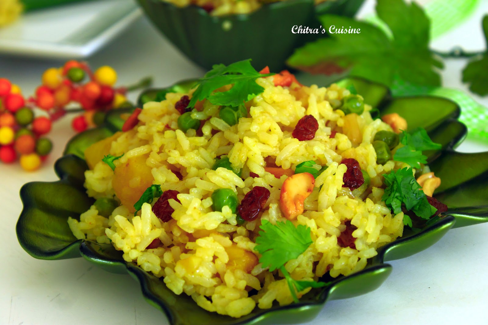 Chitra's Cuisine: Pineapple Fried Rice