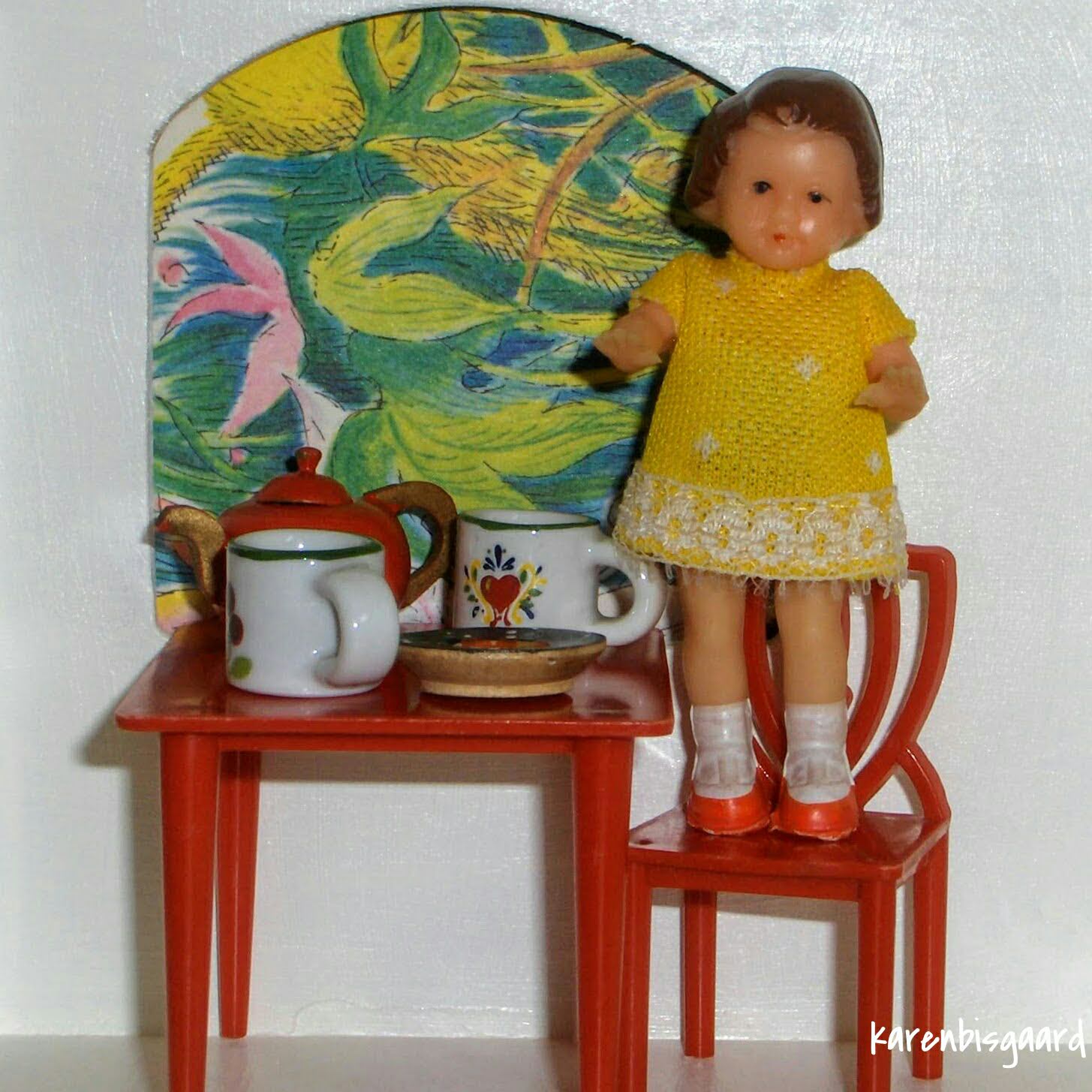 Karen`s Vintage Dolls Photography.: Ari doll family Mom Dad and 2 ...