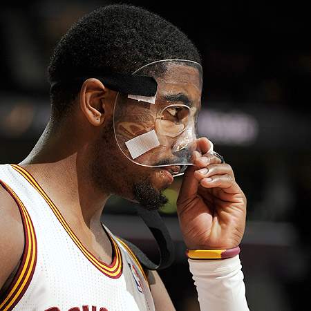 Kyrie Irving returns tonight against Nets - with clear mask
