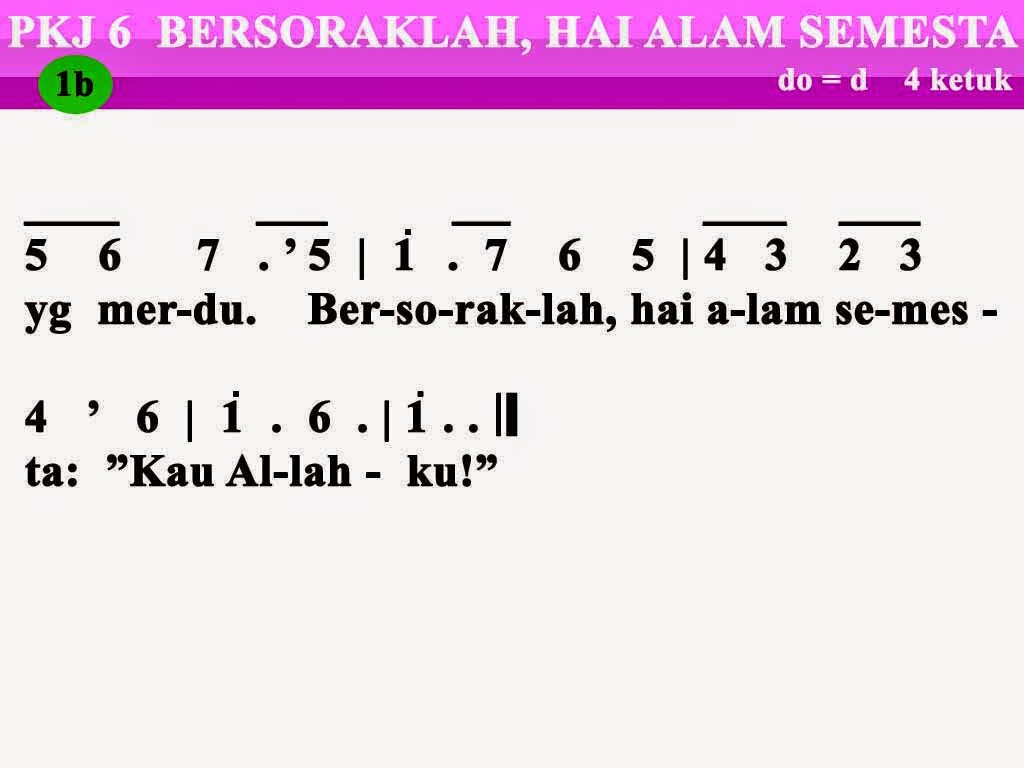 Lagu Gereja Rohani Kristen: Pelengkap Kidung Jemaat. 006. Bersoraklah ...