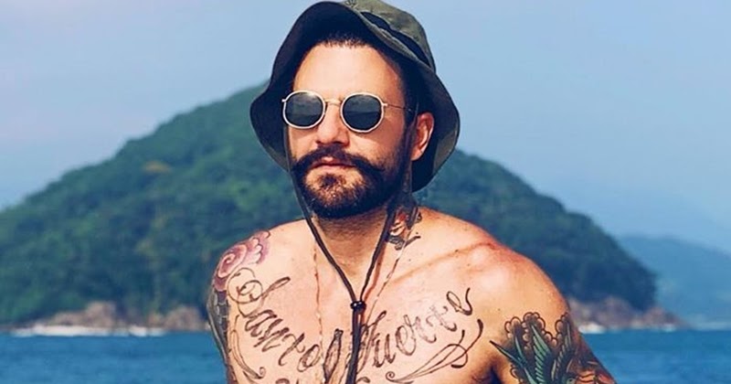 Ex-BBB Wagner Santiago chama a atenção só de sunga - Volume na Cueca