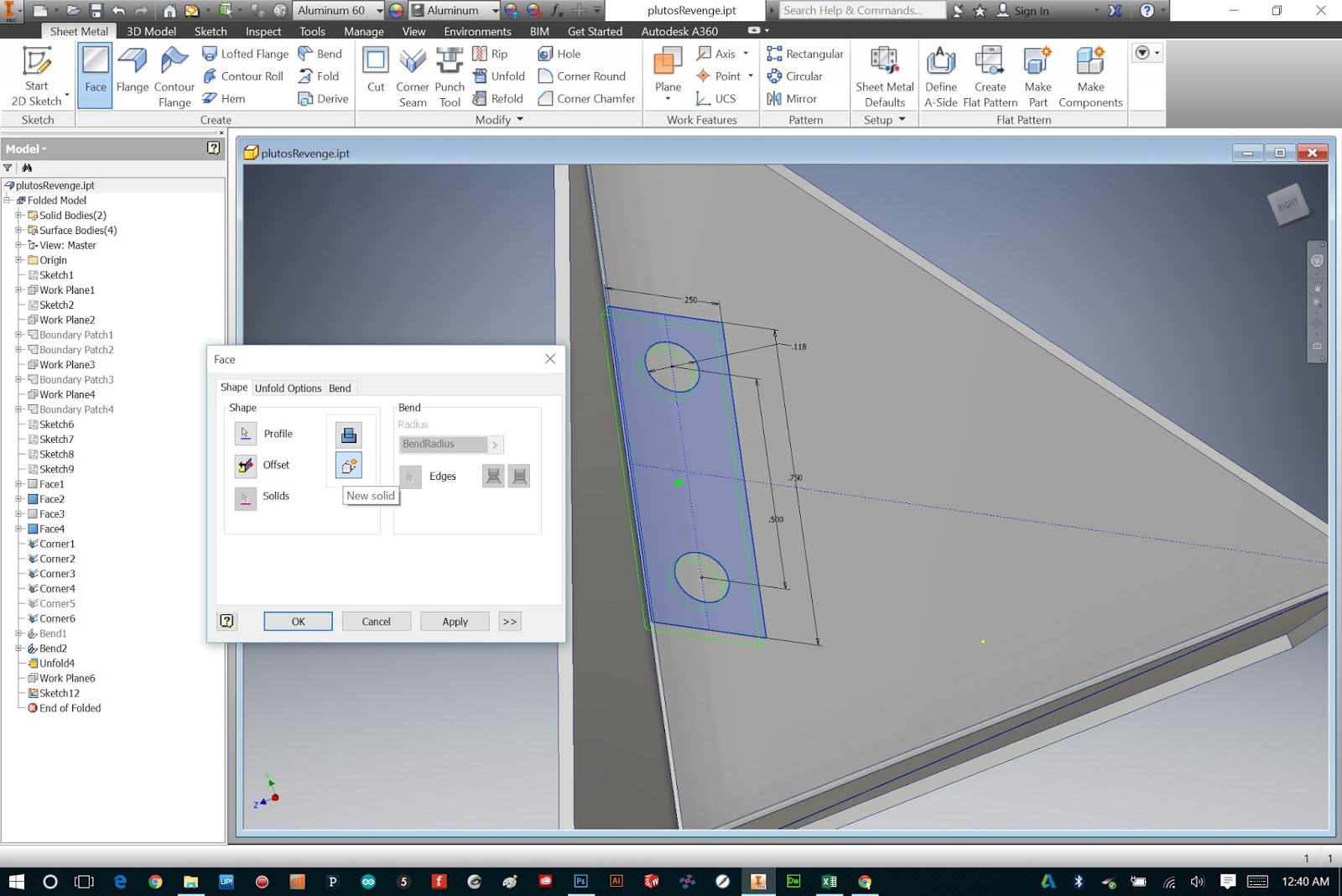 Bryan Cera: Autodesk Inventor: Sheet Metal Tabs and Fasteners