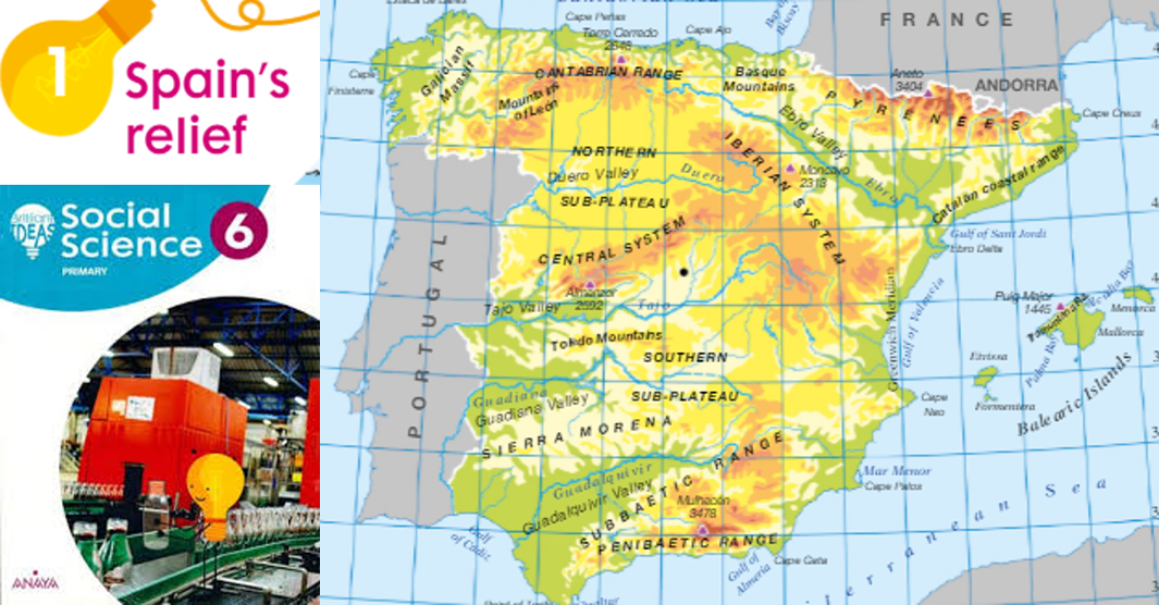 Social Science 6 camposoto: Spain: geographical features.