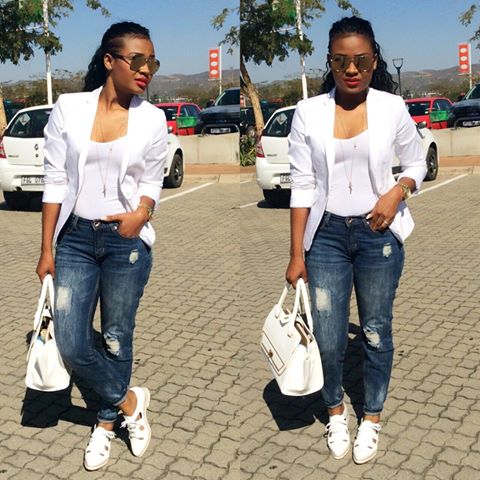 OLII'S BLOG: BLAZER AND DENIM JEAN