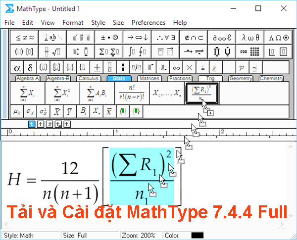 Tải MathType 7.7.0 Full mới nhất 2024 - Soạn Công Thức Toán Học