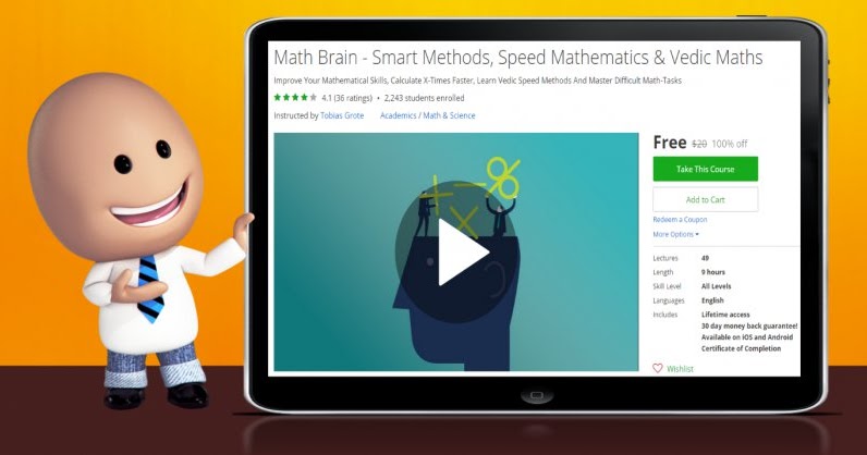 [100% Off] Math Brain - Smart Methods, Speed Mathematics & Vedic Maths ...