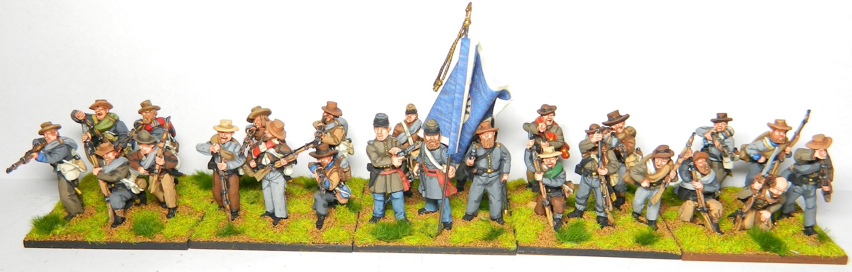 MacPhee's Miniature Men: More 40mm ACW Rebel Infantry