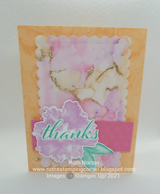 Ruth's Stamping Corner: Stampin' Blends Marbled Technique-Multiple Cards