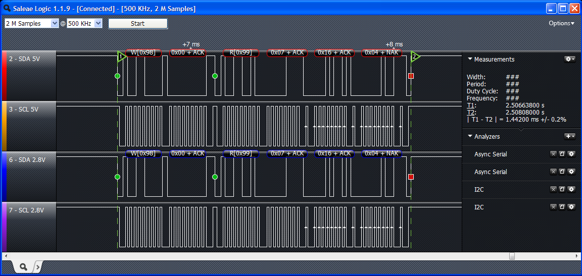 On the Drawing Board: MMA7660FC Accelerometer on dual voltage I2C bus