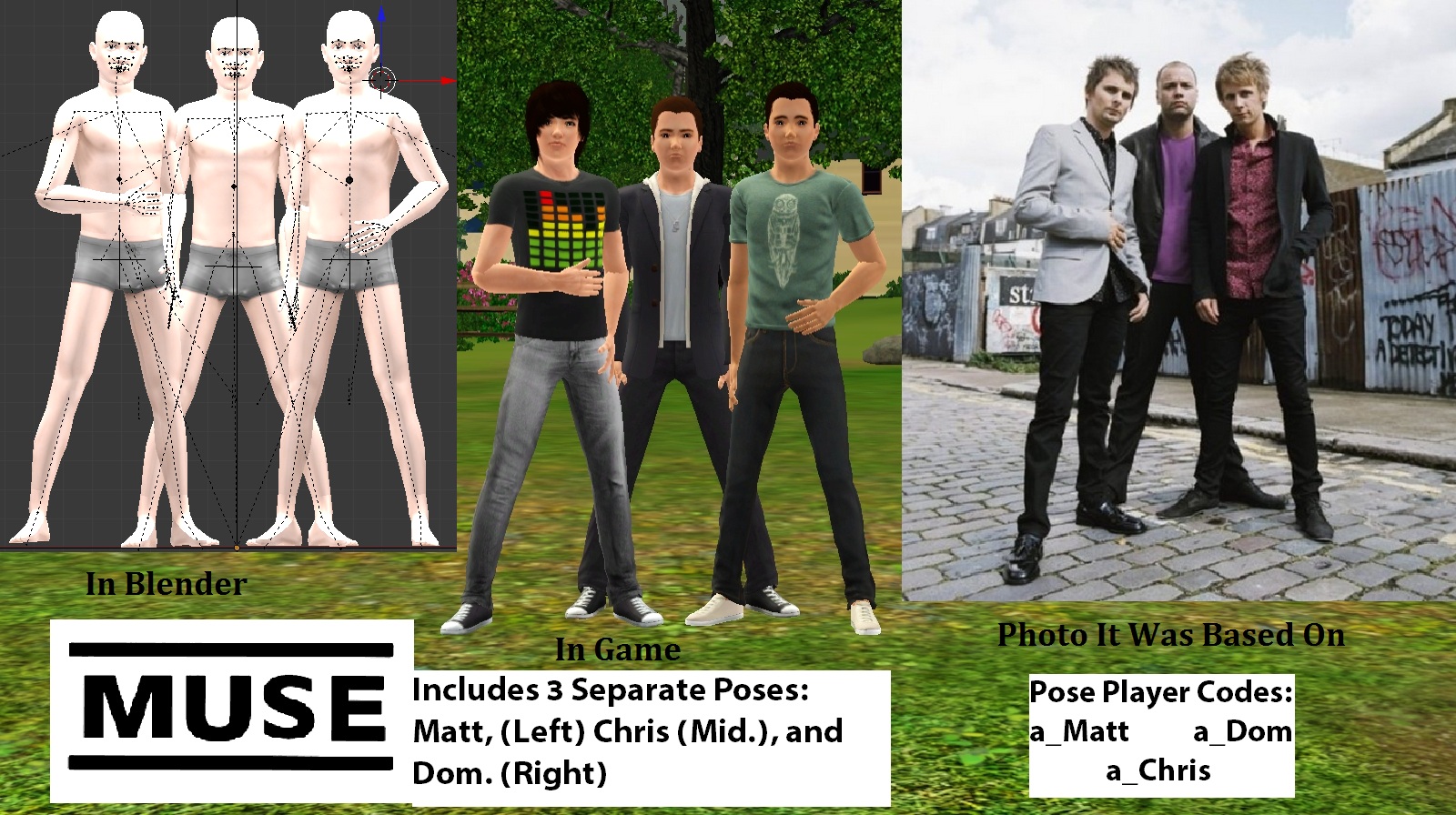 SarahSims Creations: MUSE Pose!